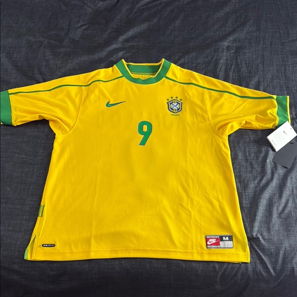 Nike | Shirts | Brazil Ronaldo The R9 998 Reissue Home Nike Jersey ...